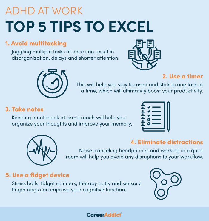 ADHD At Work 12 Tips To Help You Excel Zavvz